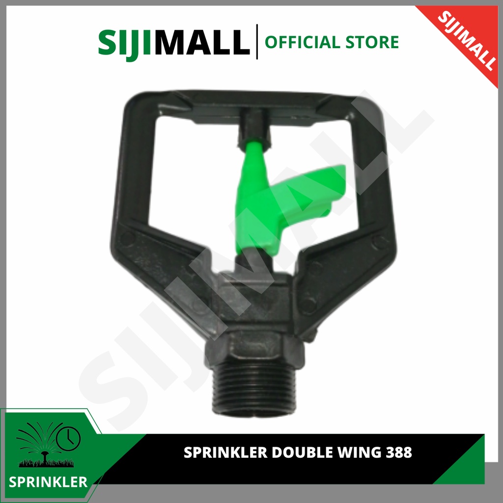 Single Wing Rotate 1/2" x 3/4" Water Irrigation Farm Garden Sprinkler ...