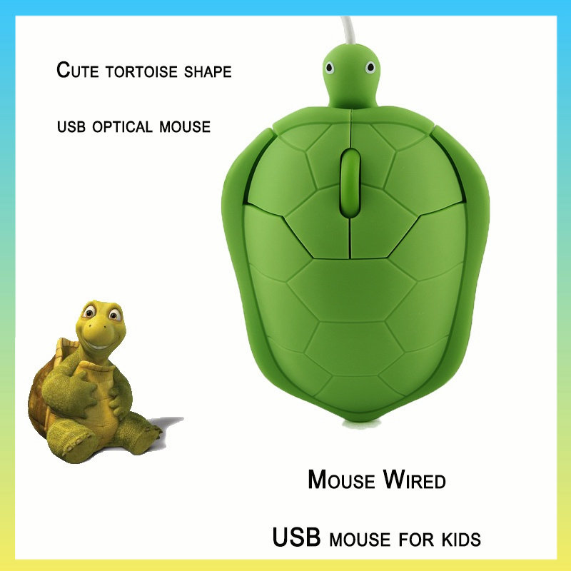 Cute tortoise shape usb optical mouse for kids Mouse Wired Turtle MOUSE ...