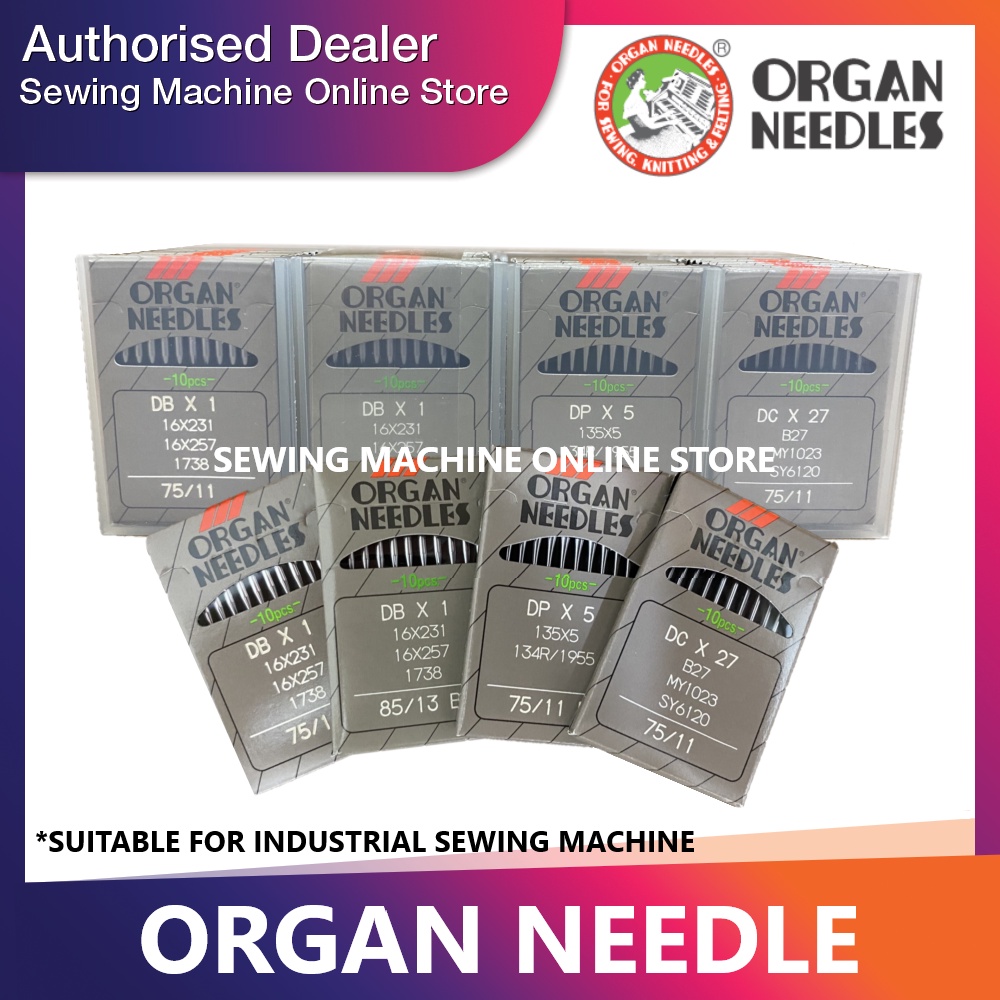 Original Organ Needle DB / DP / DC Jarum Organ / Jarum Mesin Industri / Jarum Mesin Lurus ...