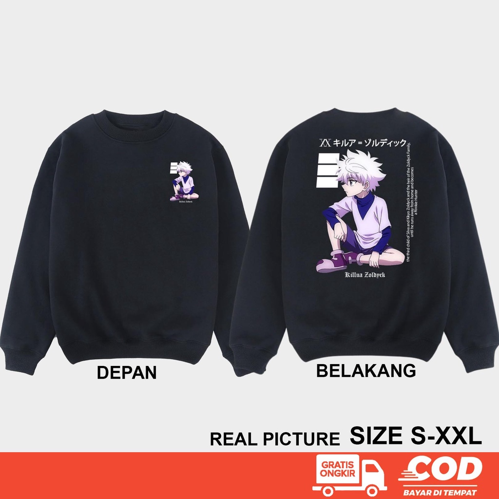 Anime S-XXL KILLUA ZOLDYCK X HUNTER X HUNTER GON FREECSS ANIME MANGA ...