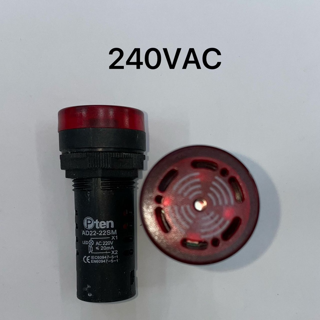 TAIYO LED BUZZER 24VDC & 240VDC (1PCS/PKT)(RED) | Shopee Malaysia