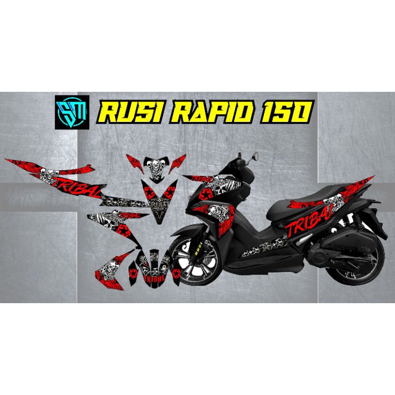 Rusi Rapid 150 full body decals | Shopee Malaysia