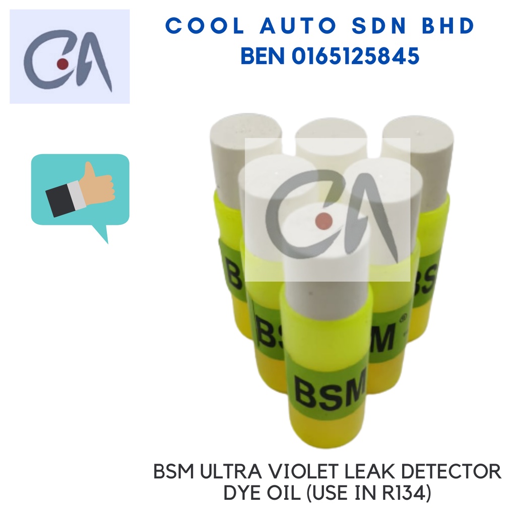 🔥READY STOCK 🔥BSM ULTRA VIOLET LEAK DETECTOR DYE OIL (USE IN R134 ...