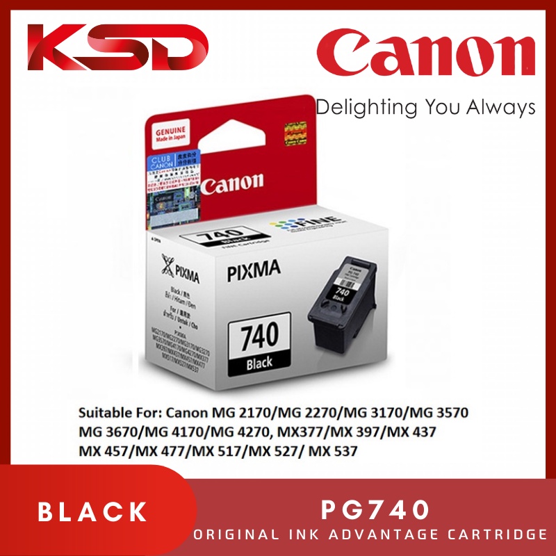 Canon PG-740/PG740/PG740XL Black CL-741/CL741/CL741XL Color Original ...
