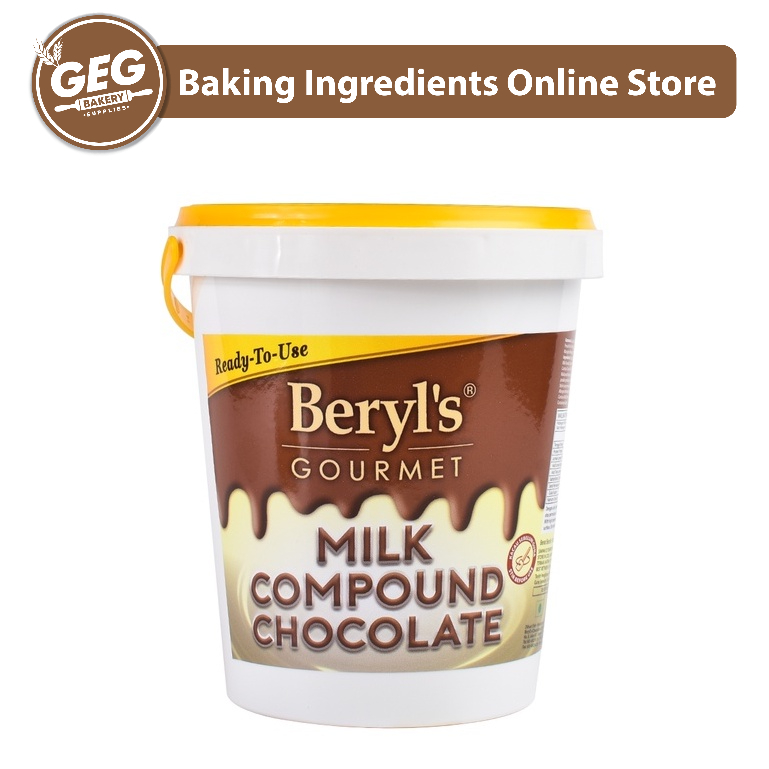 Beryl's Gourmet Milk Compound Chocolate Ready To Use (Liquid) | Shopee ...