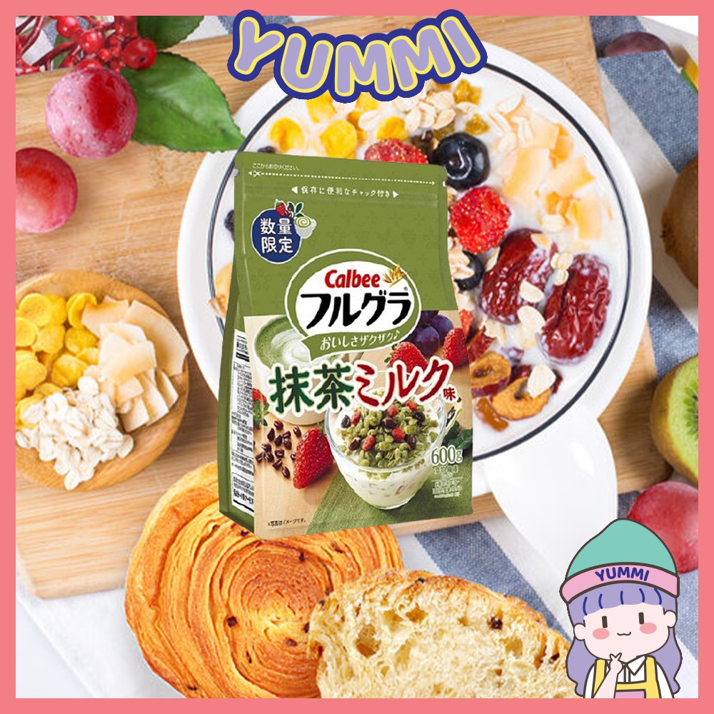 Ready Stock Calbee Matcha Granola / Choco Banana Limited Edition ...