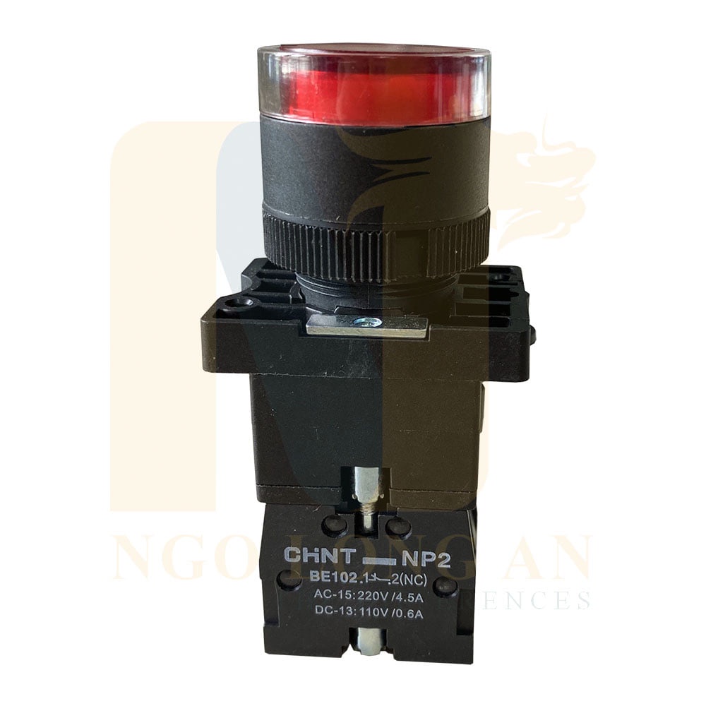 Push button with blue and red light NP2-EW CHINT | Shopee Malaysia