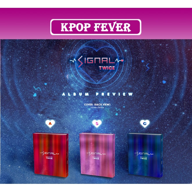 TWICE - SIGNAL (4th Mini Album) CD PHOTOBOOK PHOTOCARD SEALED | Shopee ...