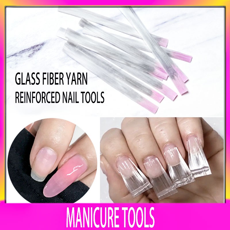 Manicure extension fiberglass wire no paper support extension ...