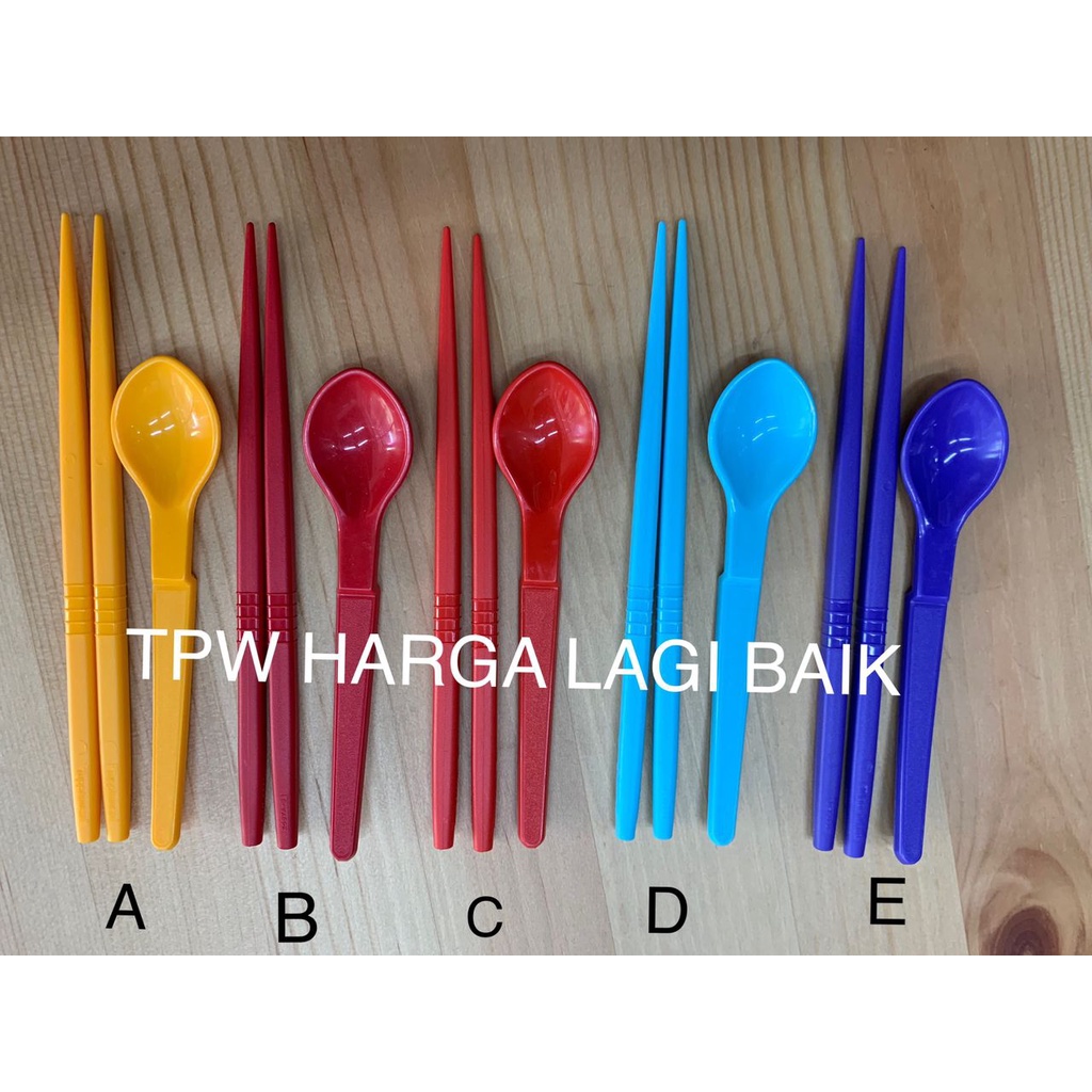 Tupperware Hang On Spoon with Chospticks (1pair) | Shopee Malaysia