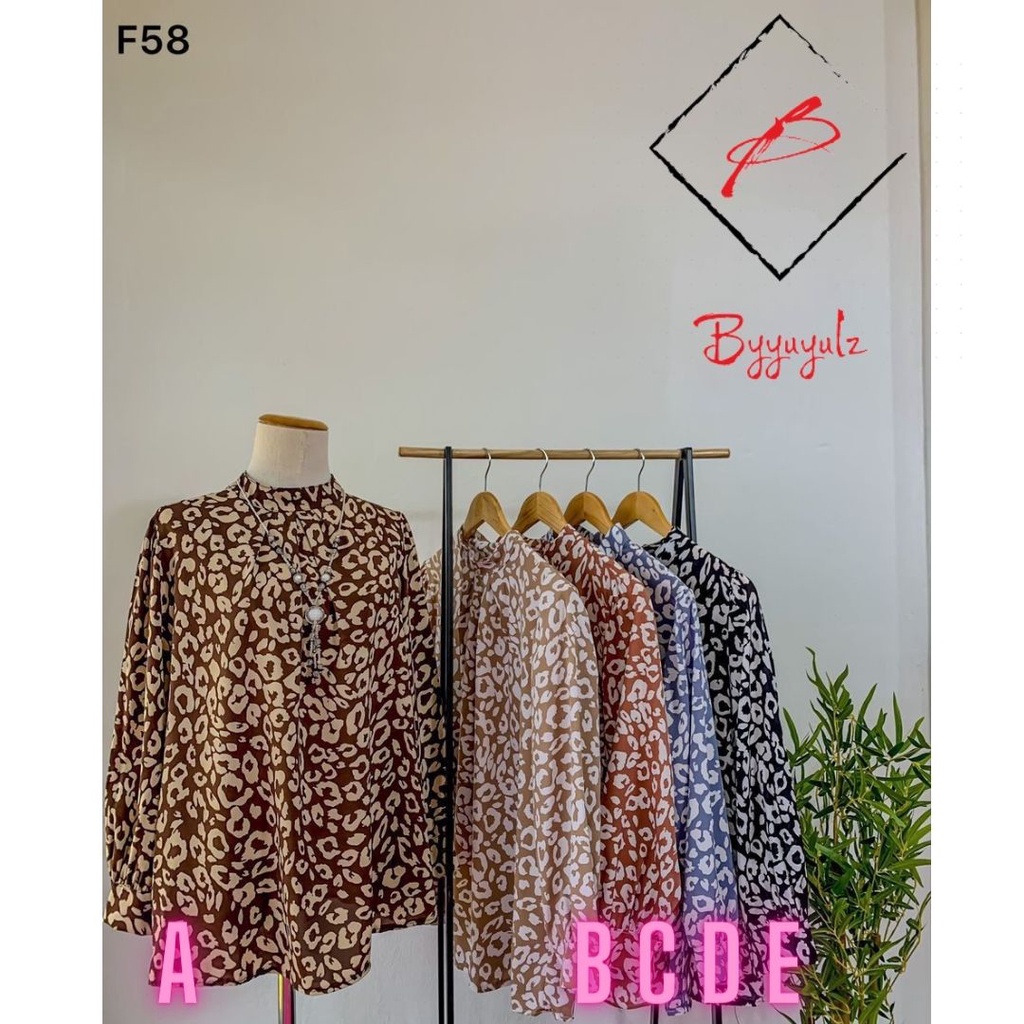 (𝐌𝐔𝐑𝐀𝐇 𝟒 𝐏𝐀𝐒𝐀𝐍𝐆 𝐑𝐌𝟏𝟎𝟎) F58 Muslimah Flora Maxi Blouse/Blouse Labuh Size ...