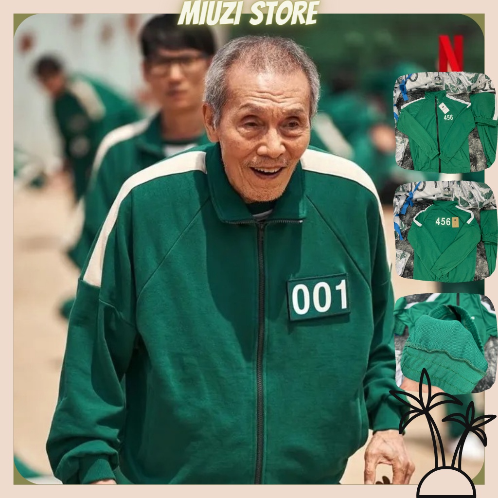 Squid game set with felt fabric trend, men's and women's clothing set ...