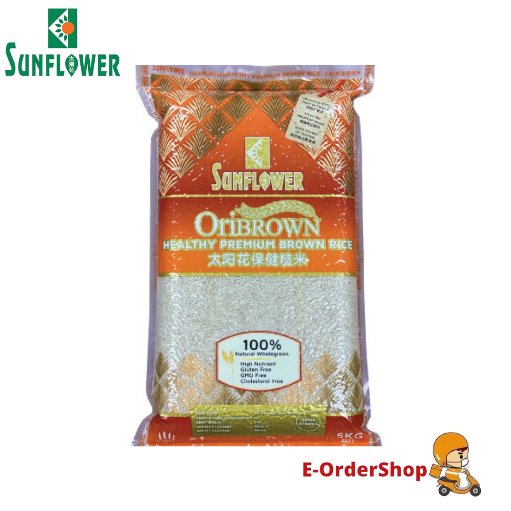 Sunflower OriBrown Healthy Brown Rice 5kg | Beras Perang | Kurus ...