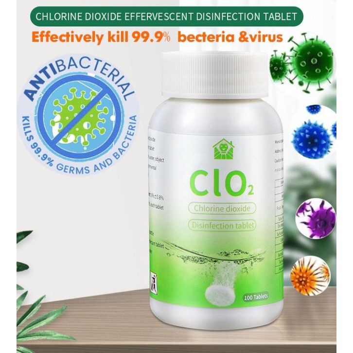 [ORIGINAL] Chlorine Dioxide Disinfectant Tablet, CIO2/CLO2 ...