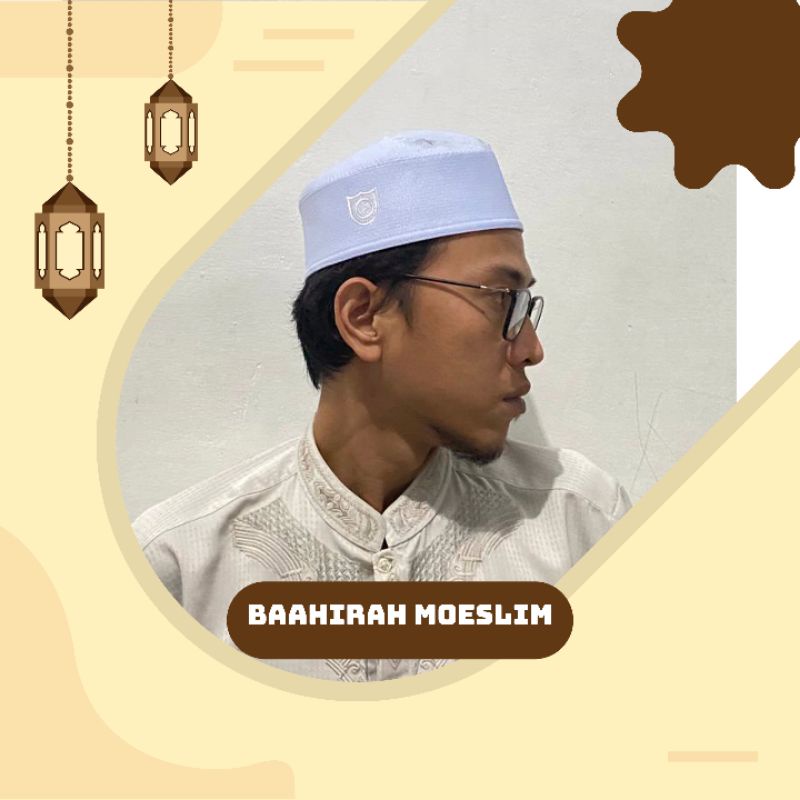 PUTIH HITAM Malaysia Haji Alay Hat, White Hajj Hat, Black, Malasia Men ...