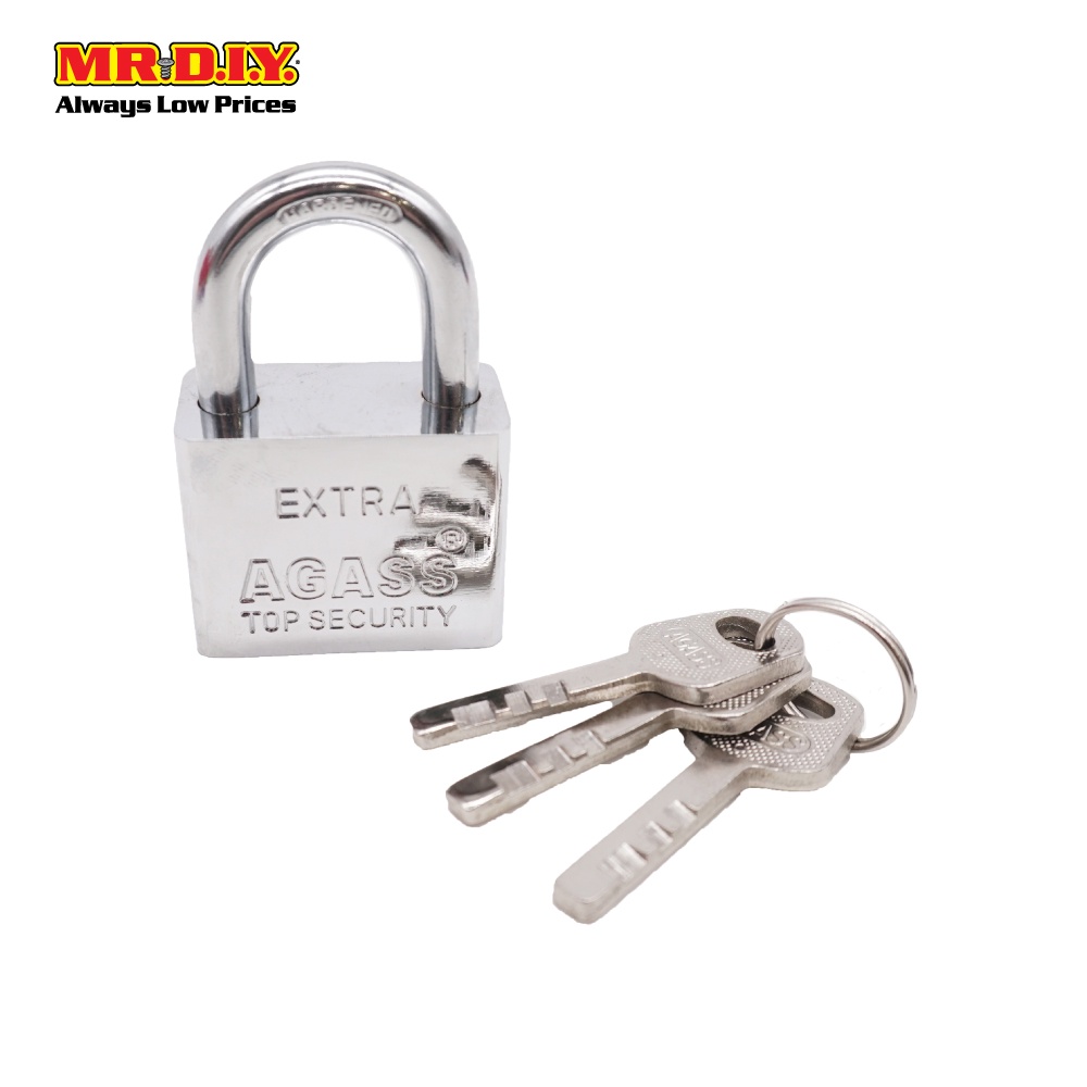 AGASS Stainless Steel Coated Padlock (30mm) | Shopee Malaysia