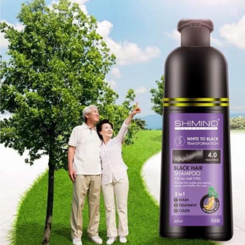 Shimino White to Black / Brown Shampoo (400ml) | Shopee Malaysia