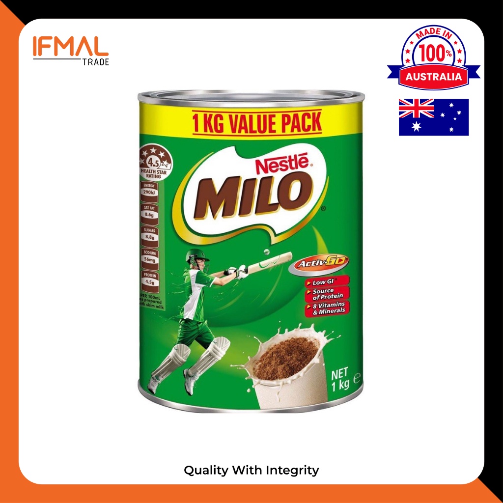 (Ready Stock) Nestle Milo Australia - 460g | 700g | 1kg | 1.5kg | Made in Australia | Halal ...