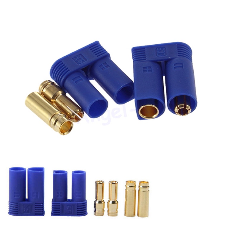 5 pair Male Female EC2 EC3 EC5 EC8 2MM 3MM 5MM 8MM Banana Plug Bullet ...