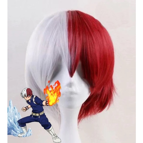 My Hero Academia - Shoto Todoroki (short) Half Red Half White - Cosplay ...