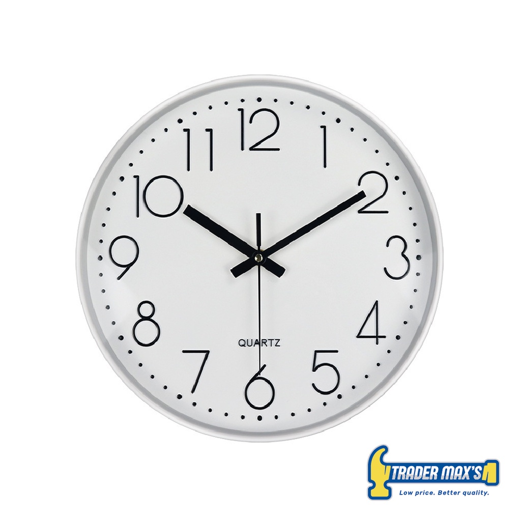 Analogue Wall Clock 30CM | Trader Max's - Low price. Better quality ...