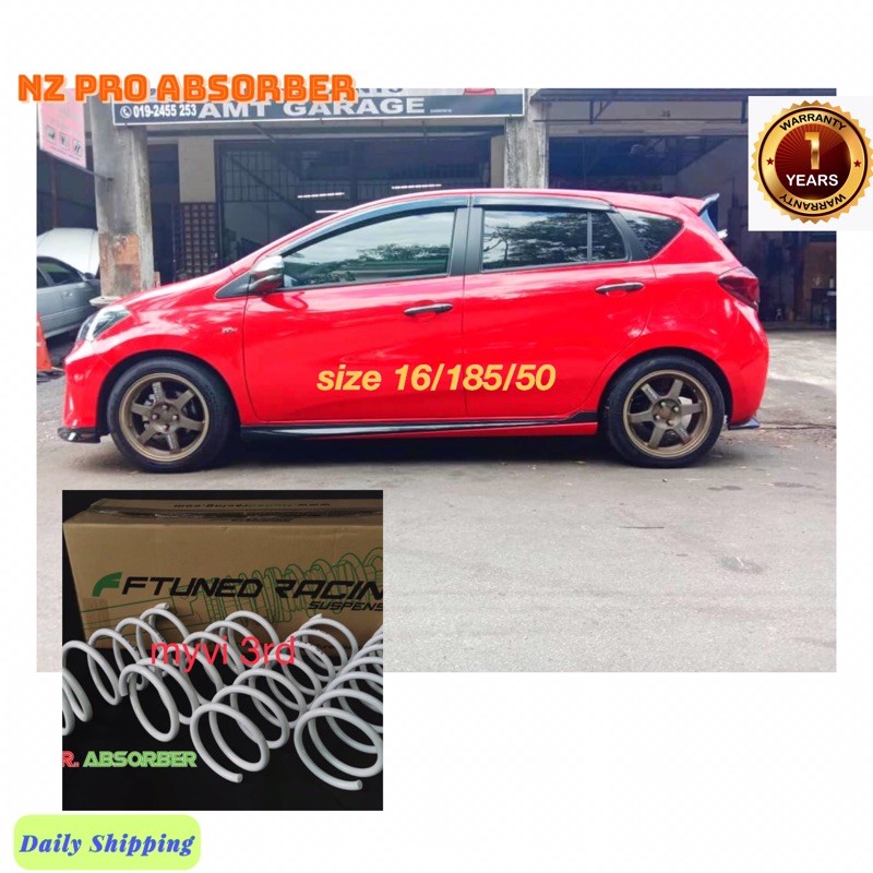 Spring sport FTUNED CLS Kereta (Axia/Bezza/Myvi/City/Jazz/Vios/Proton ...
