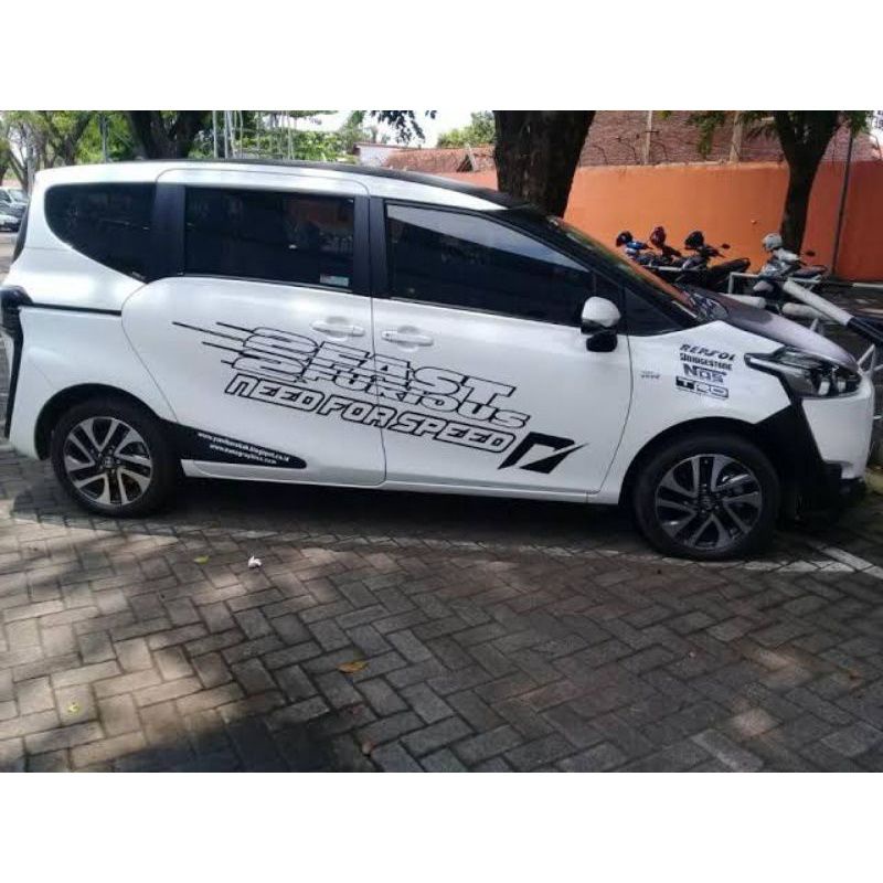 Toyota sienta car body cutting sticker | Shopee Malaysia