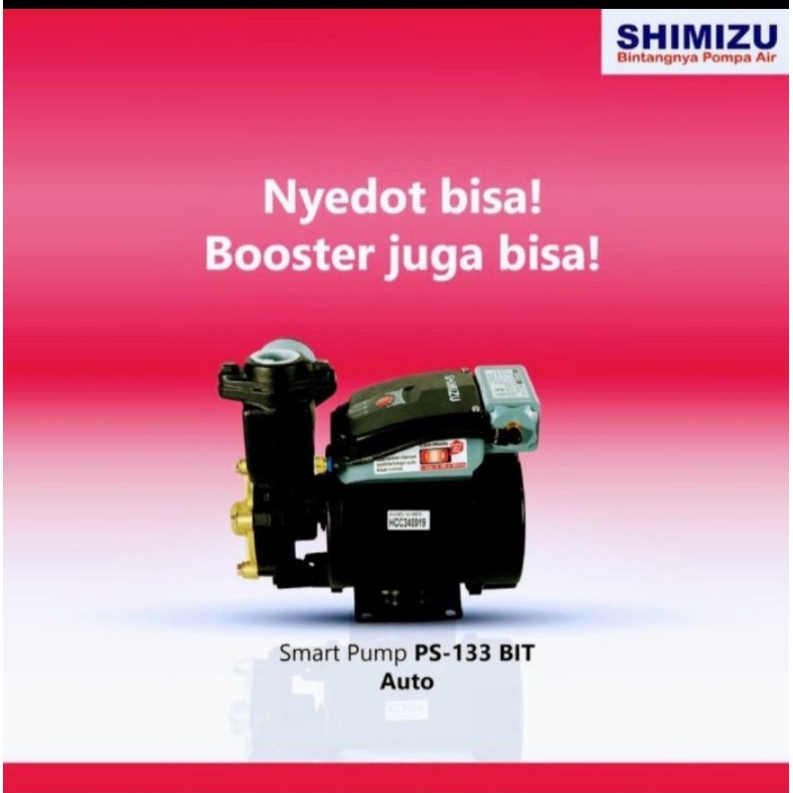 MESIN Shimizu PS-133BIT / PS 133 BIT Booster / Booster Pump Machine ...