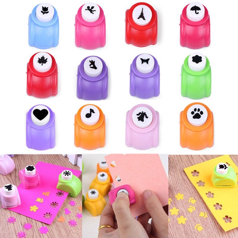 Mini Paper Hole Punch Cutter Hand Shaper Scrapbook Cards Craft Kid DIY ...