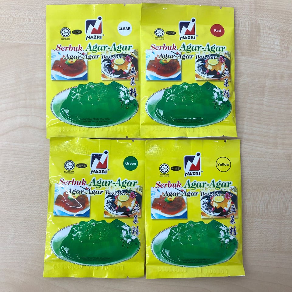 NAZRI Serbuk Agar-Agar Pelbagai Perisa (10g)/NAZRI Agar-Agar Powder ...