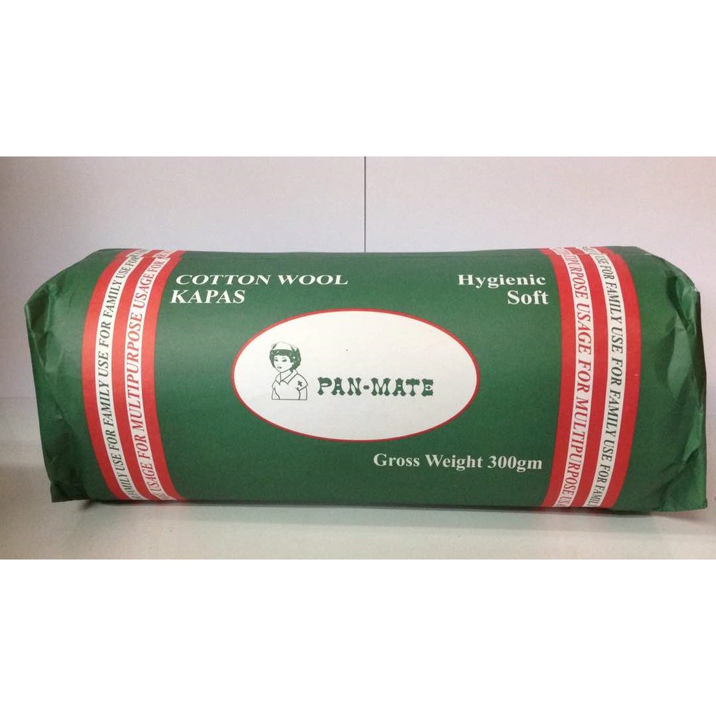 Pan-Mate Cotton Wool Kapas 300gm | Shopee Malaysia