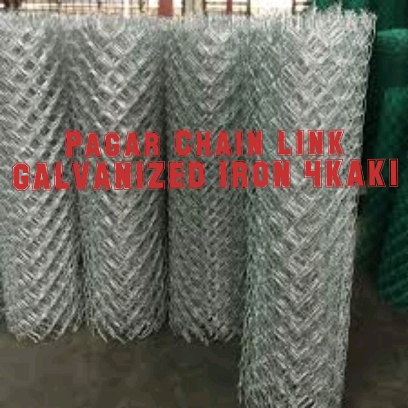 PAGAR CHAINLINK GALVANIZED IRON 4KAKI X 15 METER | Shopee Malaysia