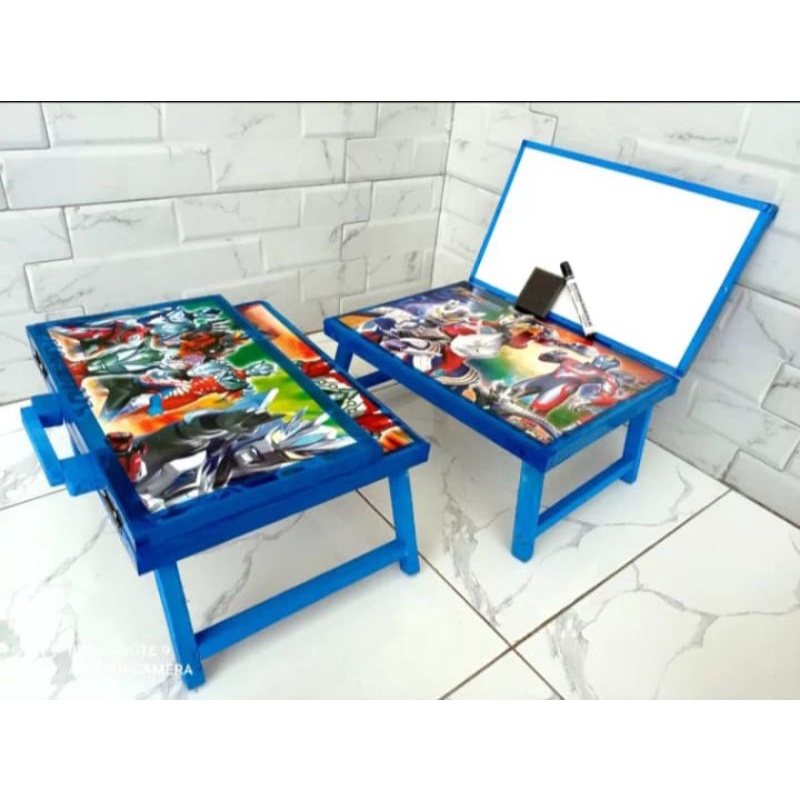 Set of study table plus children's whiteboard, free markers and erasers ...