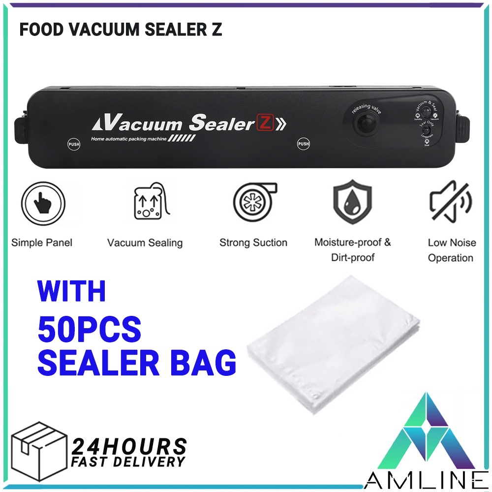 Sealer Kitchen Automatic Vacuum Seal Fresh Food Saver Vacuum Sealer Z ...