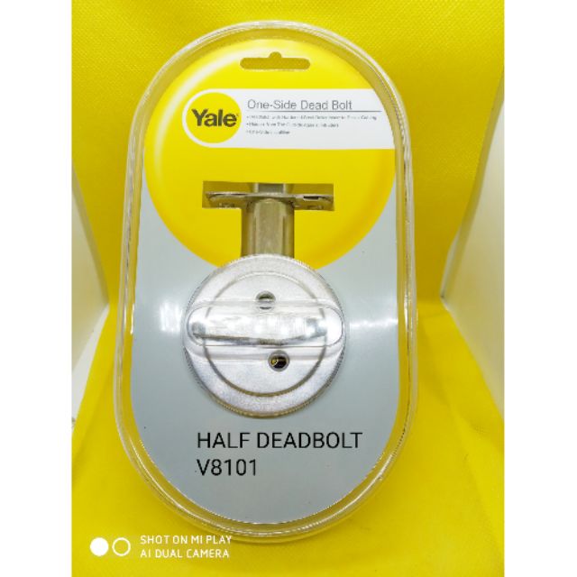 YALE HALF DEADBOLT LOCK | Shopee Malaysia