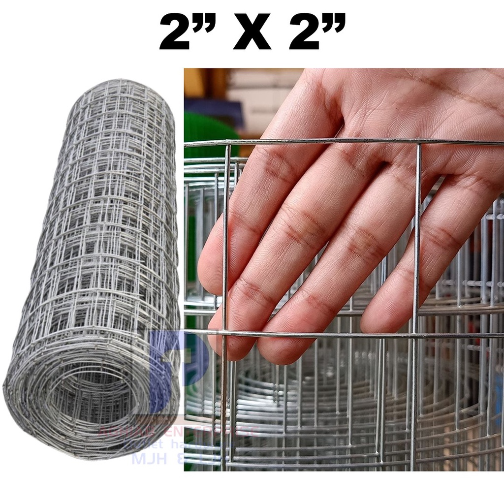 (3FT/1METER) Galvanized BRC Welded Iron Wire Mesh Netting / DAWAI JARING BESI | Shopee Malaysia