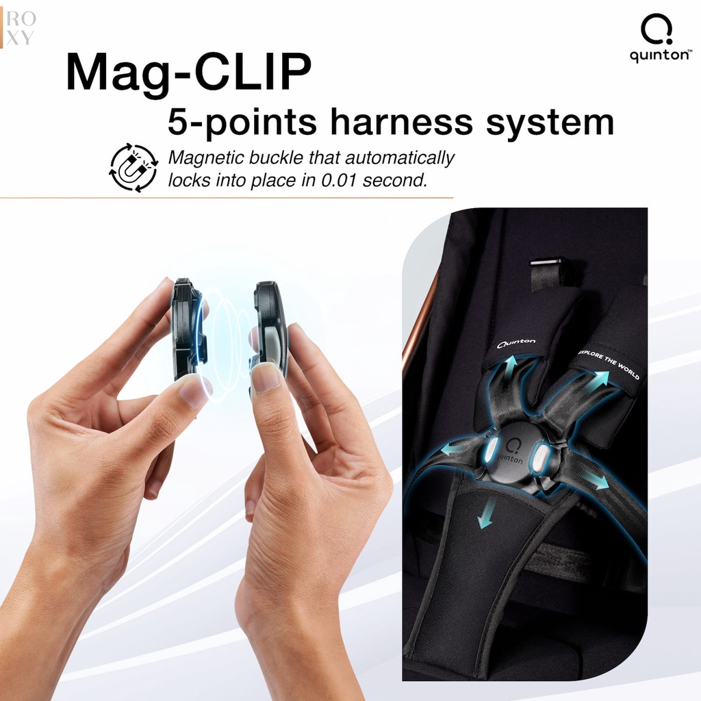 Quinton Roxy Stroller – Kereta Sorong Bayi Selesa dan Bergaya | Shopee ...