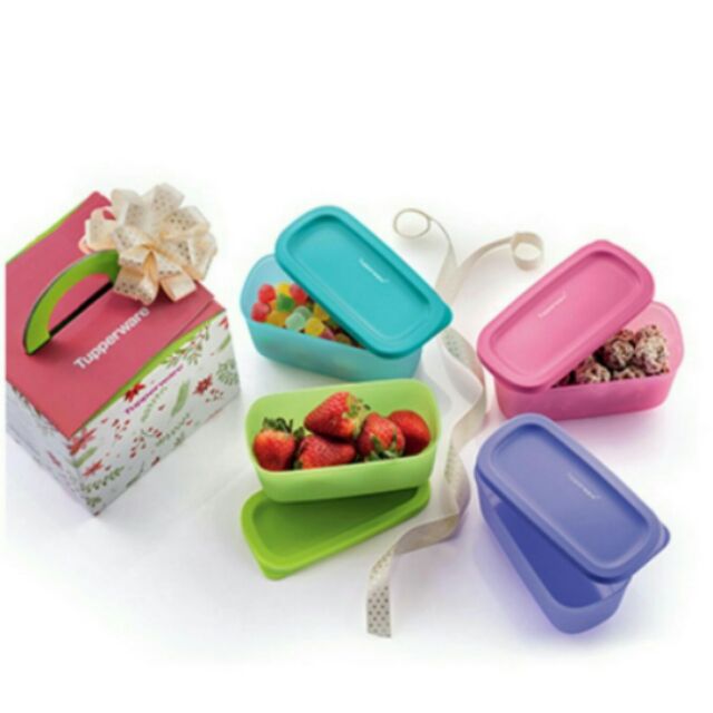 Tupperware Little Treats Gift Set (4) 250ml | Shopee Malaysia