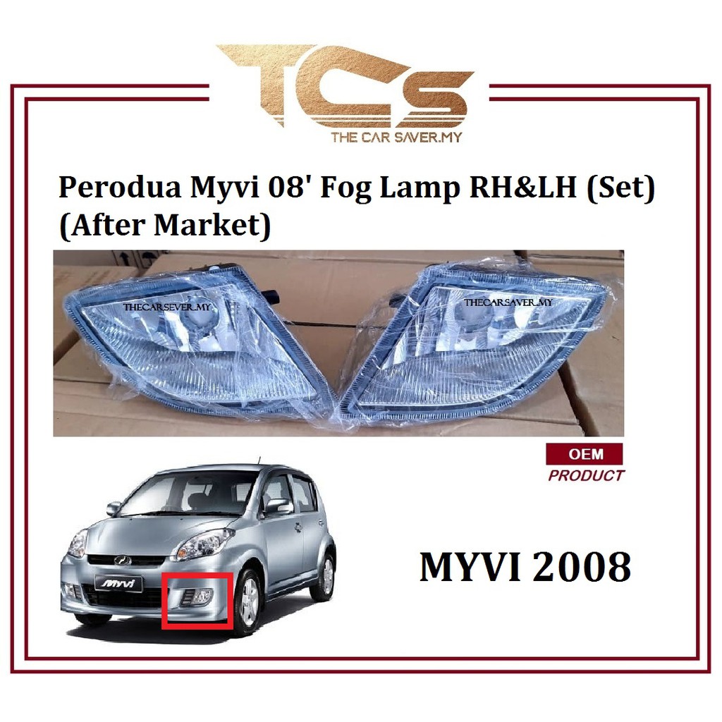Perodua Myvi 08' Fog Lamp RH/LH (After Market) | Shopee Malaysia