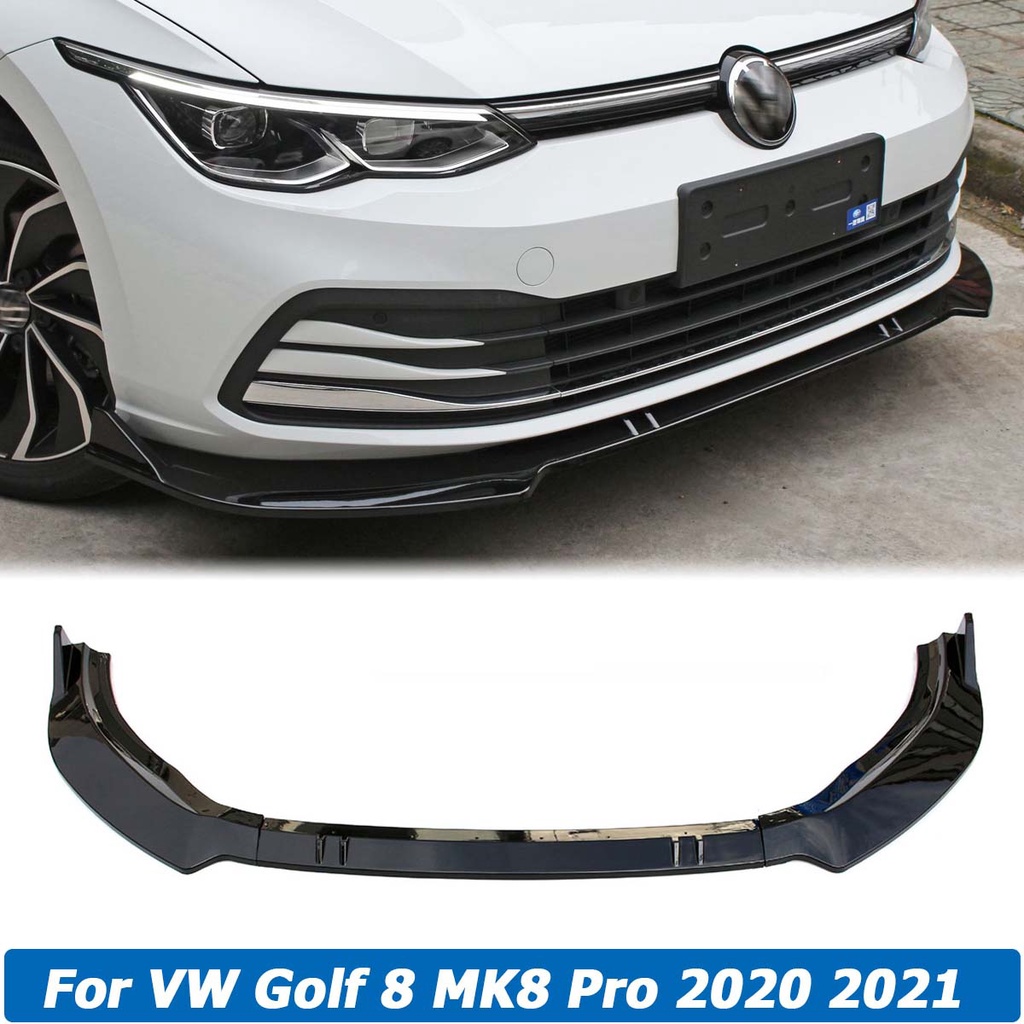 For Volkswagen VW Golf 8 MK8 Pro 2020 2021 Front Bumper Lip Spoiler ...