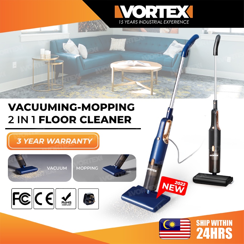 VORTEX 𝟐𝐢𝐧𝟏 Electric Vacuum Cleaner + Mop Corded Strong Suction Floor ...