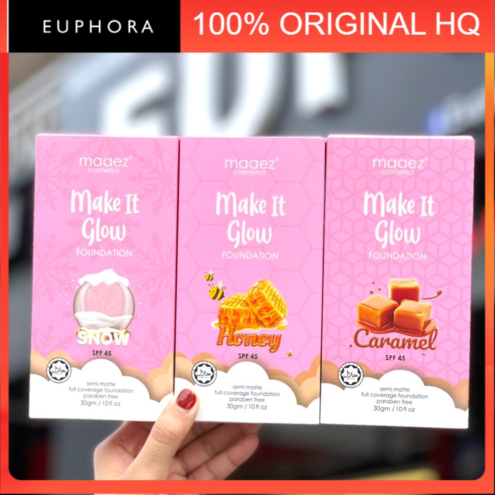 🔥NEW ITEM🔥💯% ORIGINAL HQ / READY STOCK / Maaez Foundation / Cosmetics ...