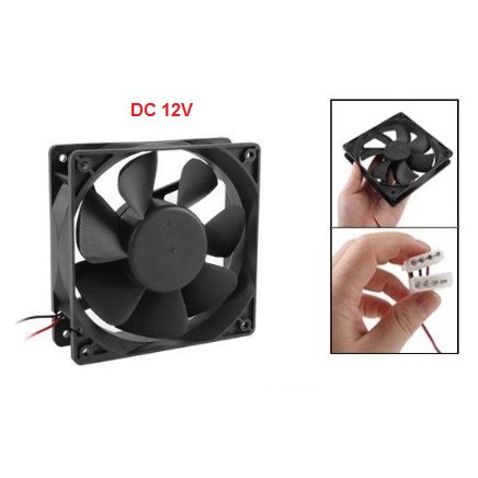 PC 12V DC Brushless Cooling Fan 4 Pin Connector 12cm 120mm | Shopee Malaysia