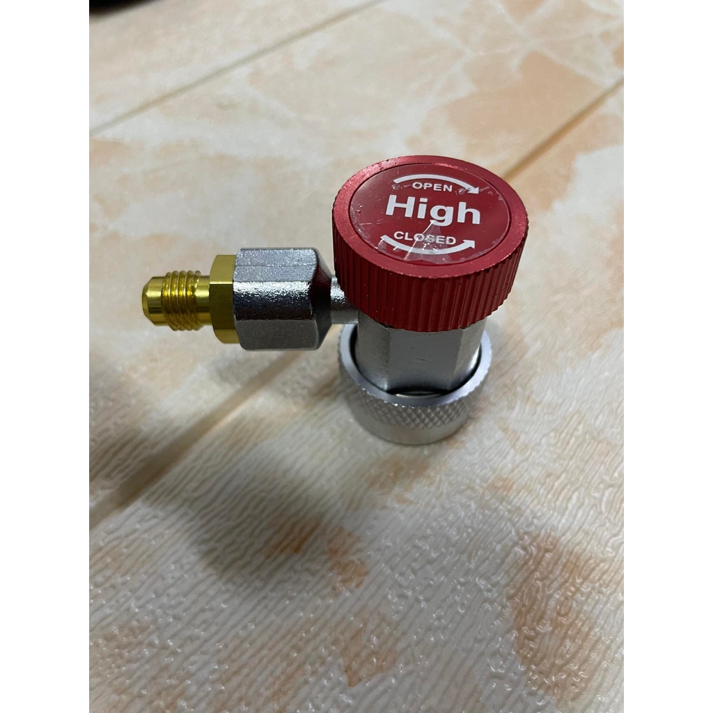 R134a Car Adapter Auto Aircond Quick Coupler R134 Refrigerant Connector ...