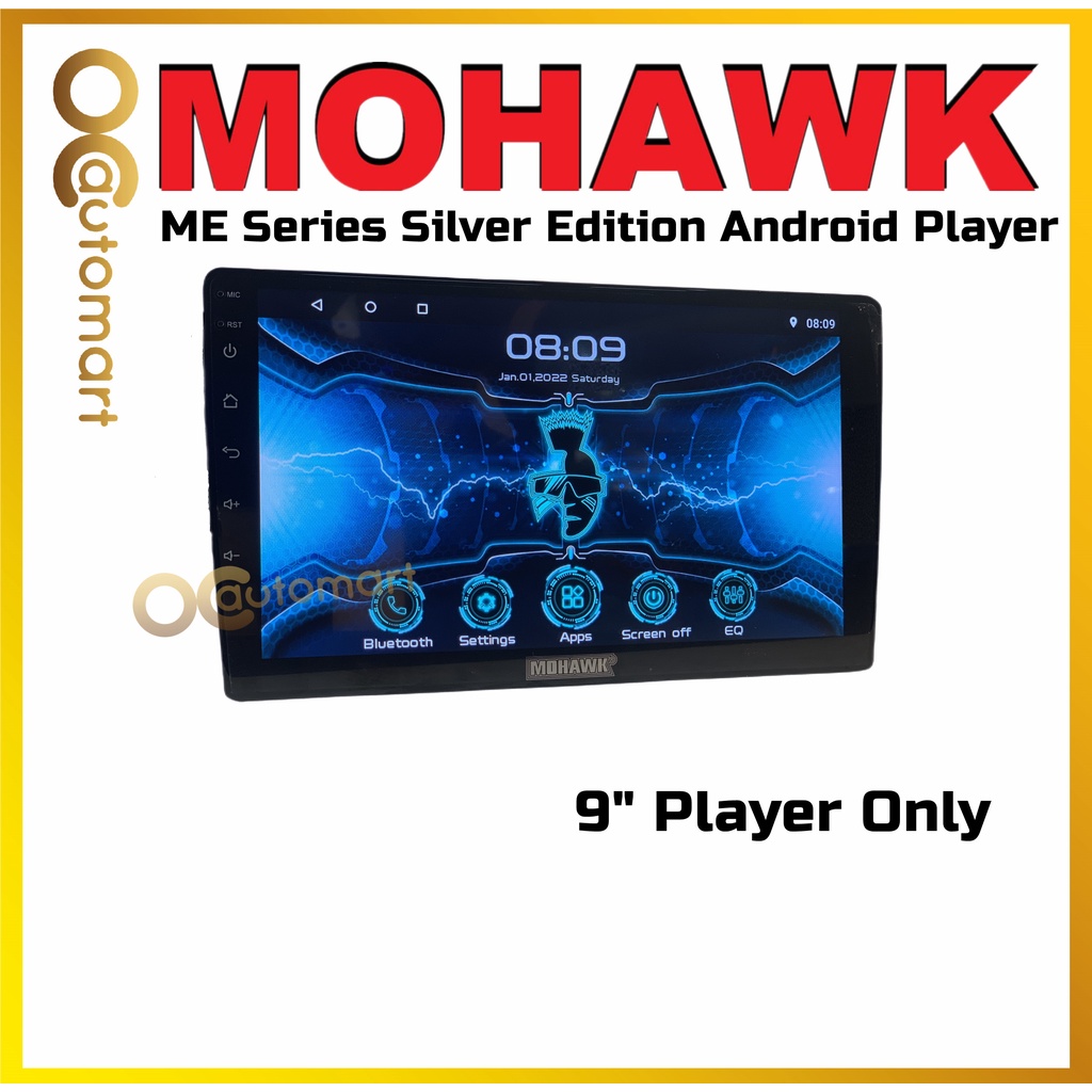Mohawk Me Series 1+16 / 2+32 / 4+64 Silver Edition Car Android Player ...