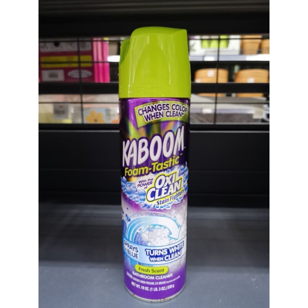 🇺🇸 KABOOM Foam- Tastic OXI Clean Stain Fighters Fresh Scent - 538g ...