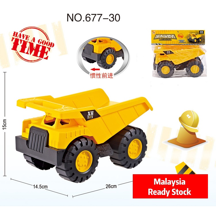 LORI MAINAN BESAR KIDS BIG SIZE LORRY Dump Truck Excavator Toys DUMP ...