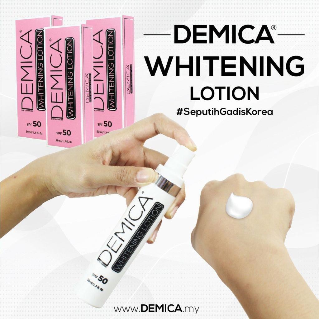 ORIGINAL PRODUCT DEMICA WHITENING LOTION Shopee Malaysia