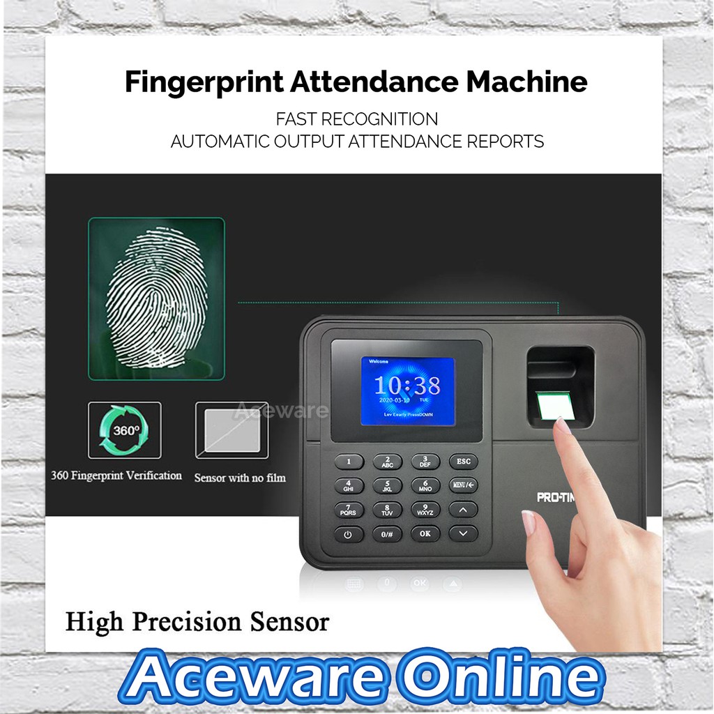 Thumbprint Attendance Machine Fingerprint Attendance Machine Biometric Fingerprint Punch Card ...