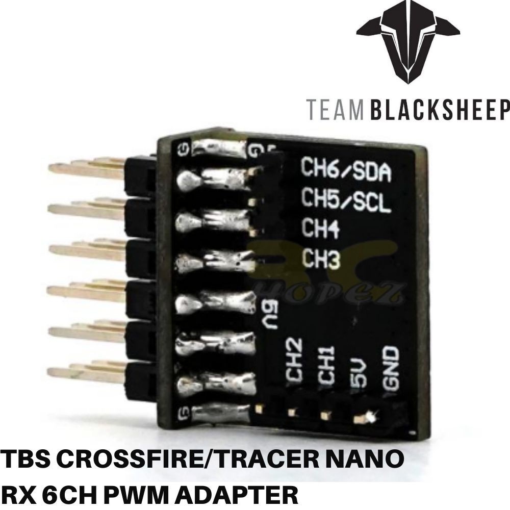 TBS Crossfire/Tracer Nano RX 6CH PWM Adapter TBS-PWM | Shopee Malaysia